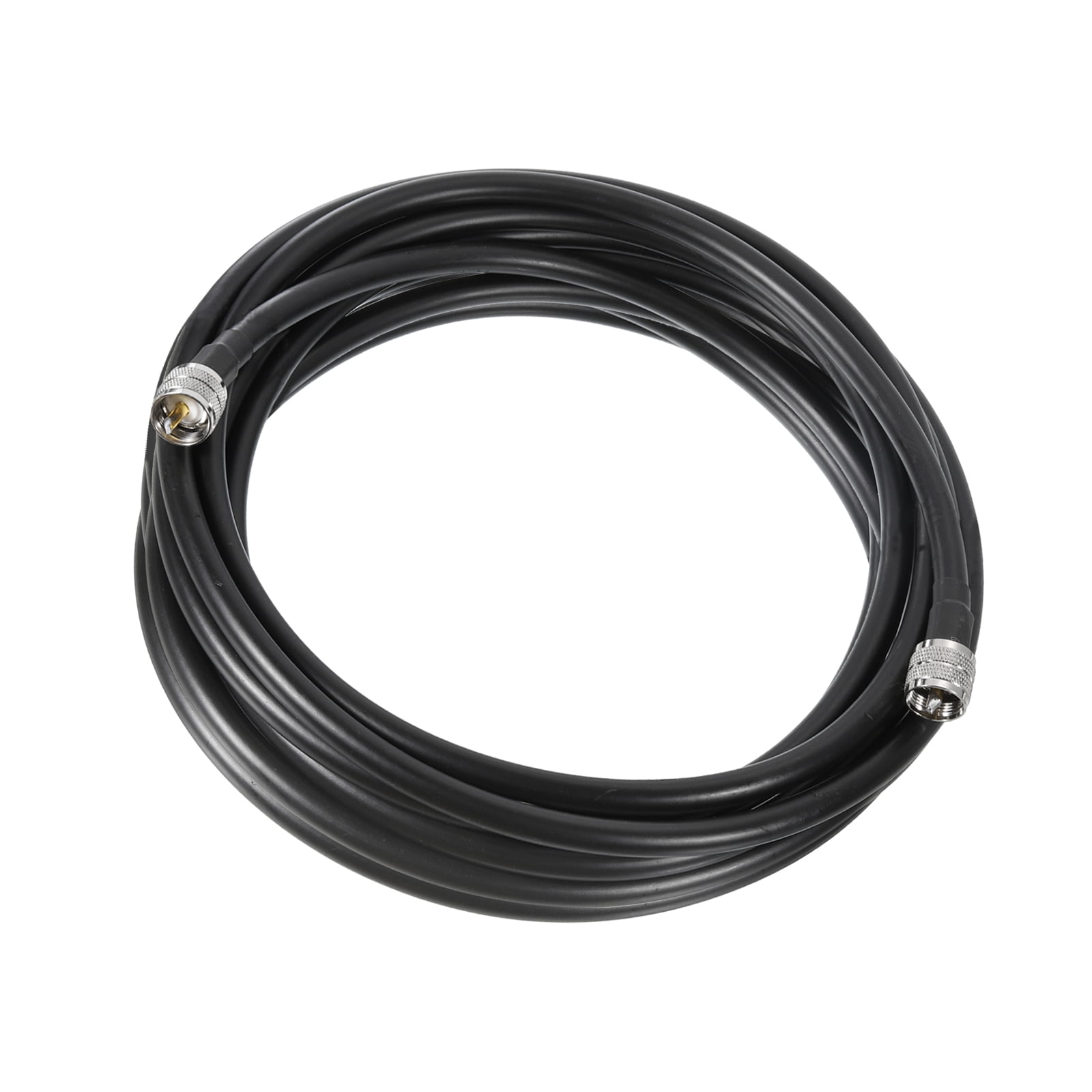 50 Ohm UHF Male to UHF Male Coaxial Cable RG8 6M/19.7ft 10mm Low Loss ...