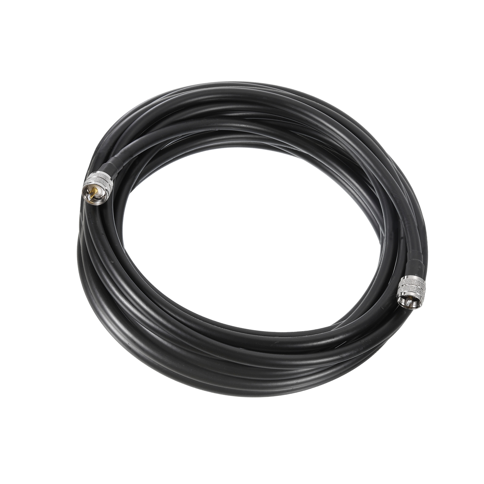 50 Ohm UHF Male to UHF Male Coaxial Cable RG8 7.5M/24.6ft 10mm Low Loss Radios, Antennas, SWR ...