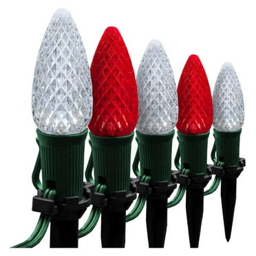 "10-Piece Set - Sugar Coated 8"" LED Gumdrop Christmas Pathway Lights ...