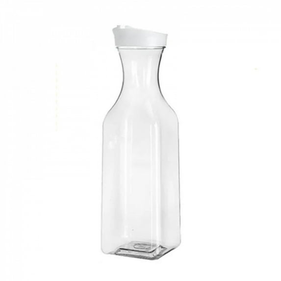 50 Oz BPA-Free Plastic Water Bottle with Flip Cap - Square Base Multi ...