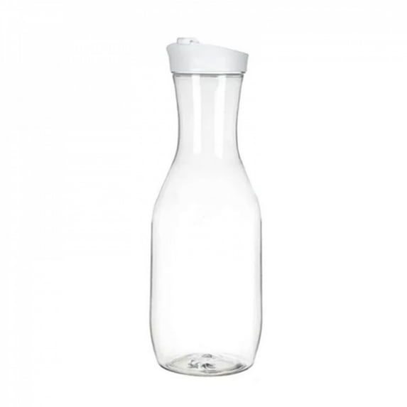 50 Oz BPA-Free Plastic Water Bottle with Flip Cap - Square Base Multi ...