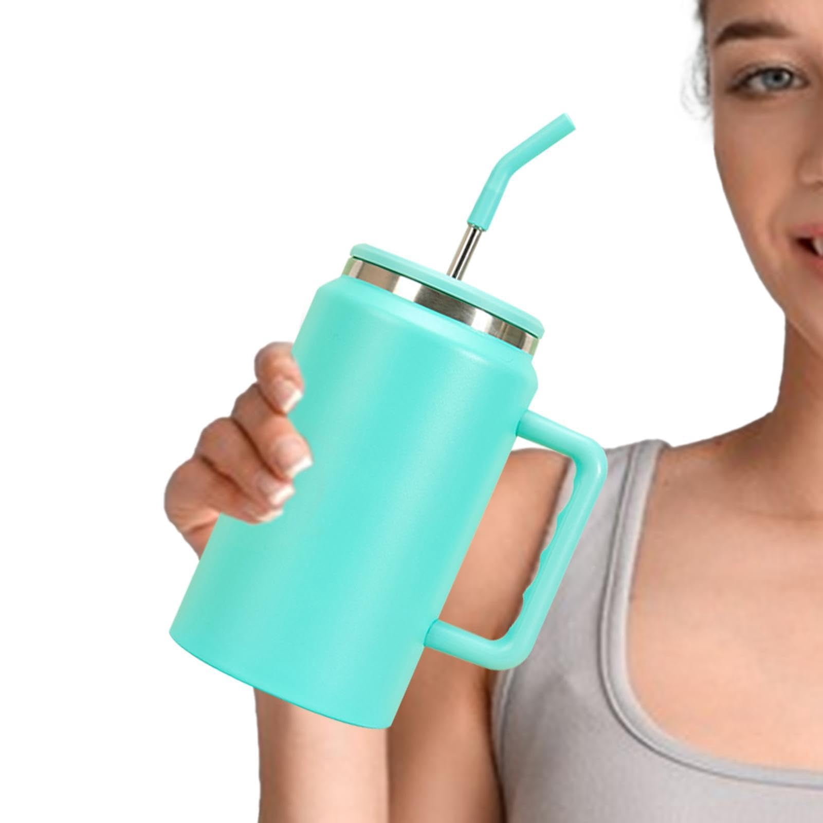 50 Oz Tumbler with Handle - Insulated Tumbler with Lid and Handle ...