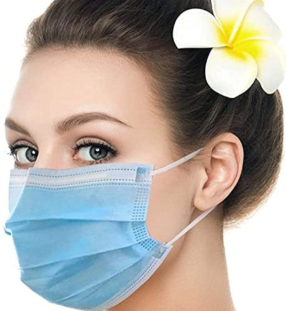 50 PACK Face Mask 3 ply Disposable Protection Masks Mouth Cover. High ...