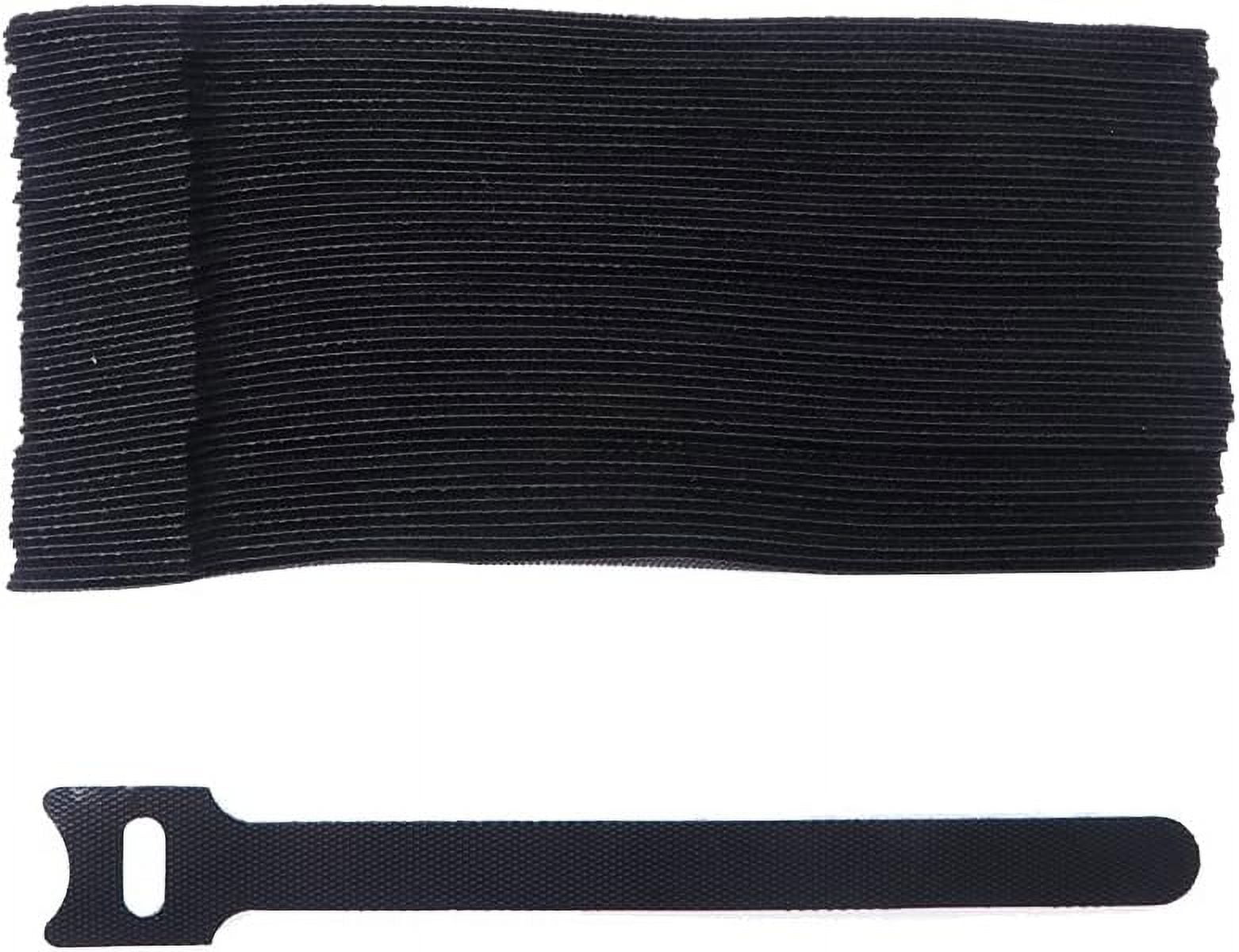 50 PCS 6-Inch Reusable Cable Ties, Multi-Purpose Adjustable Hook and ...