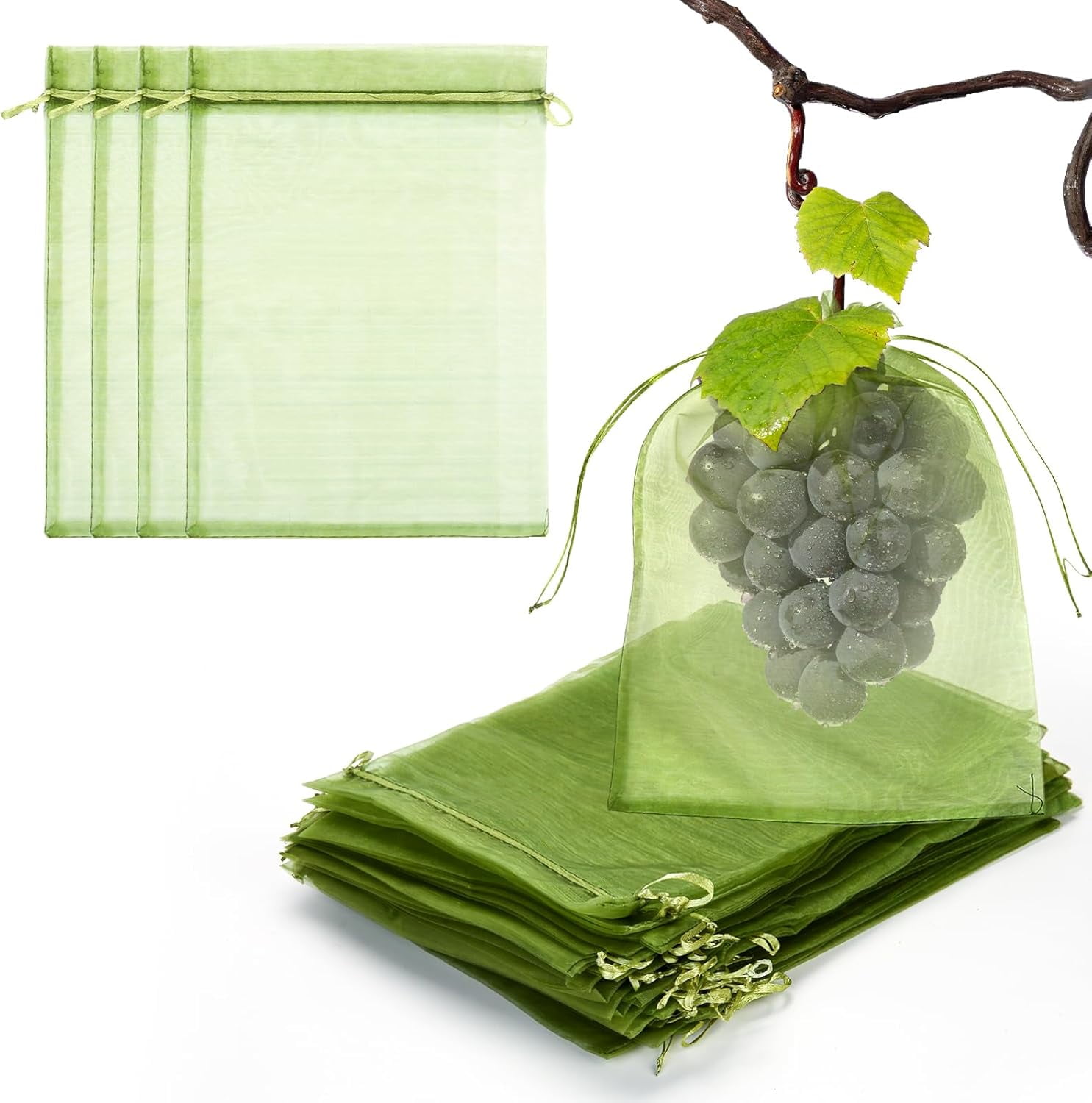 50 PCS 8X12 inches Fruit Protection Bags, Fruit Bags for Fruit Trees ...