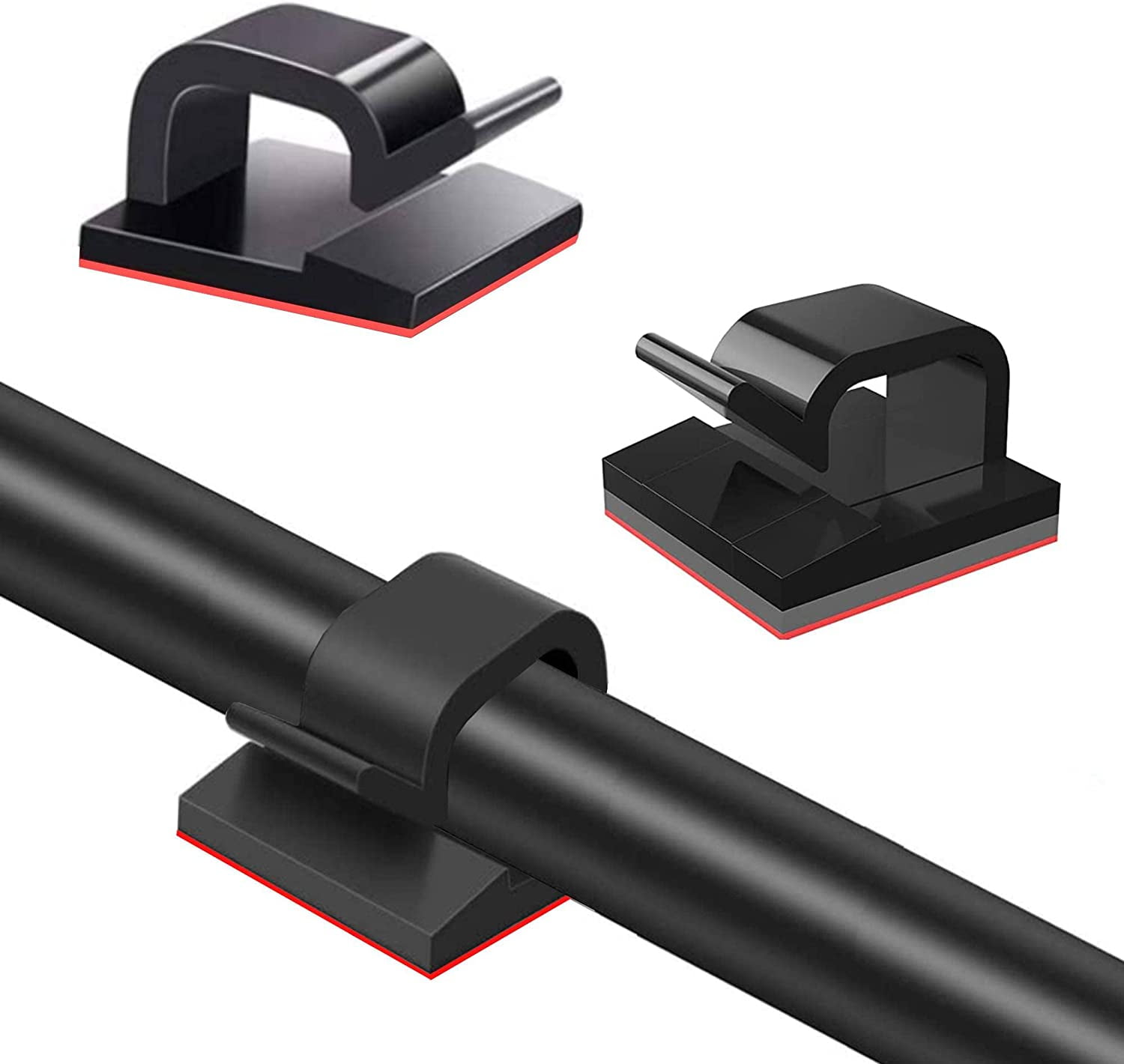 50 PCS Adhesive Cable Clips, Durable Strong Cable Wire Management for ...