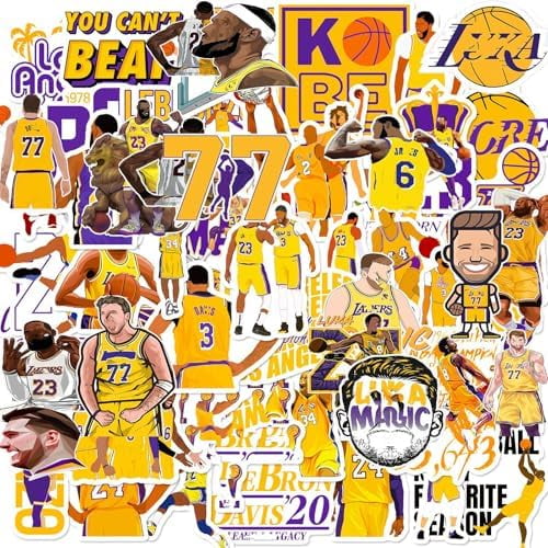 50 PCS American Sport Team Stickers Pack for Water Bottle, Laptop ...