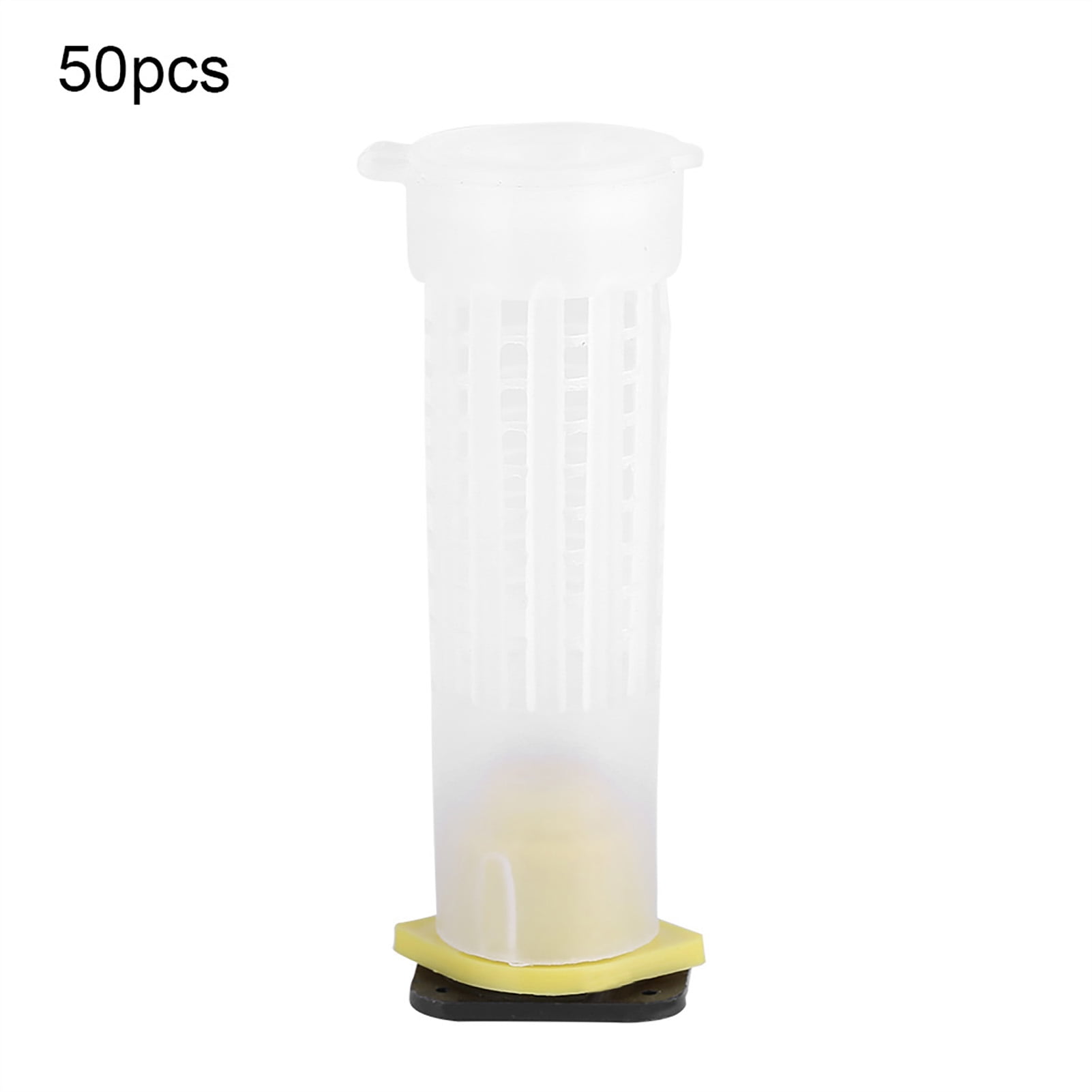 50 PCS Beekeeping Rearing Cup Kit Bee Queen Cages Roller Beekeeper Tool ...