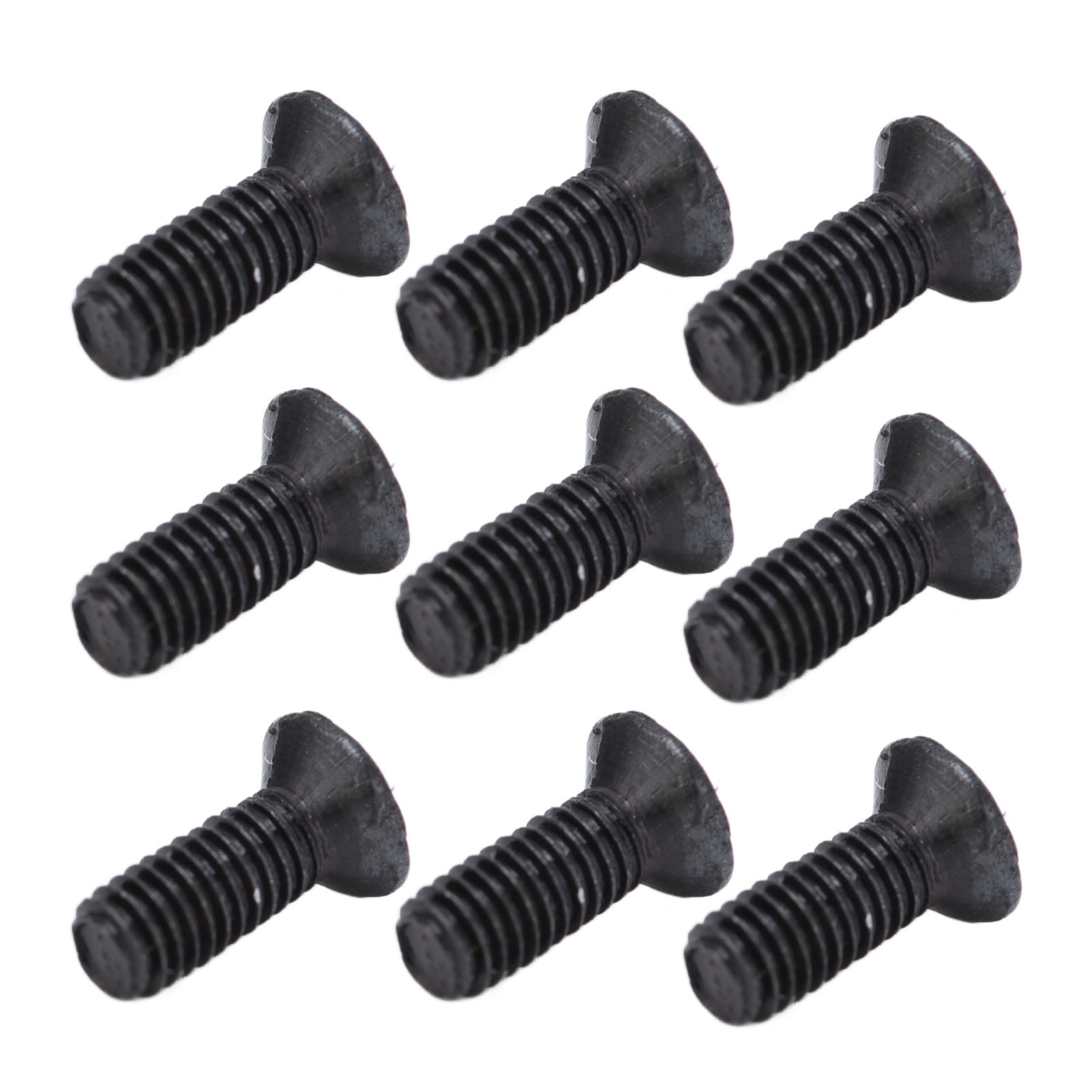 50 PCS Black Countersunk Screws M3 Series Carbon Steel Countersunk ...