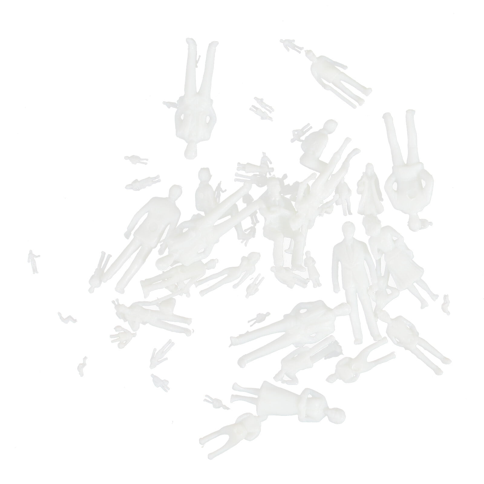 50 PCS Character Model Decor Models Miniature DIY People Sculpture ...