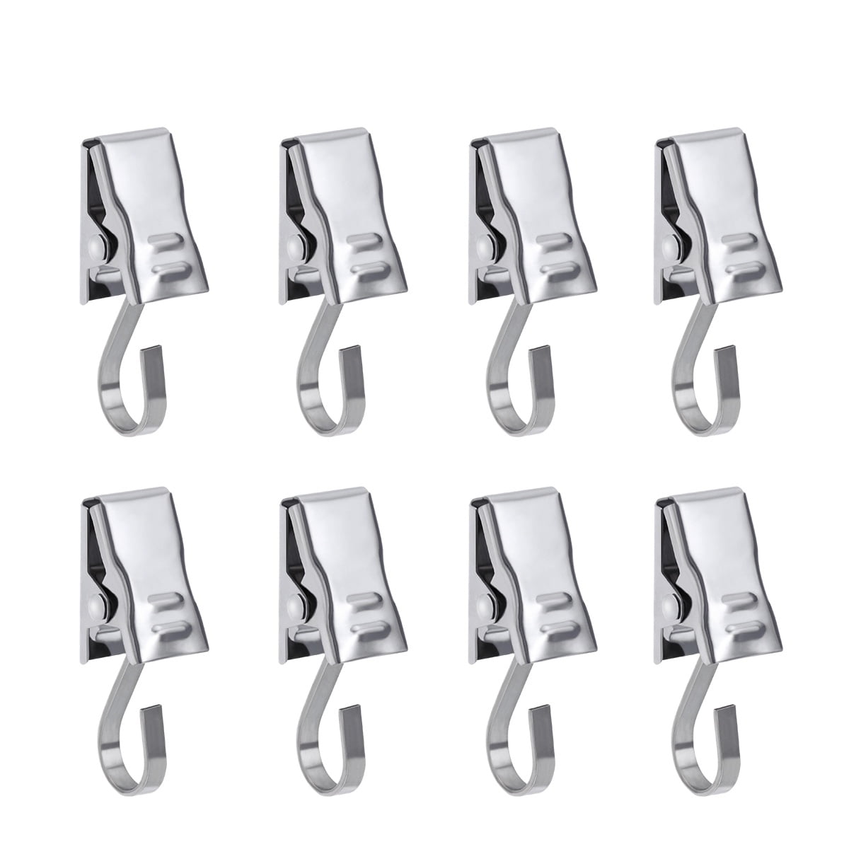 50 PCS Curtain Clips Curtain Rod Hooks Curtain Rod Clip Drapery Hook ...