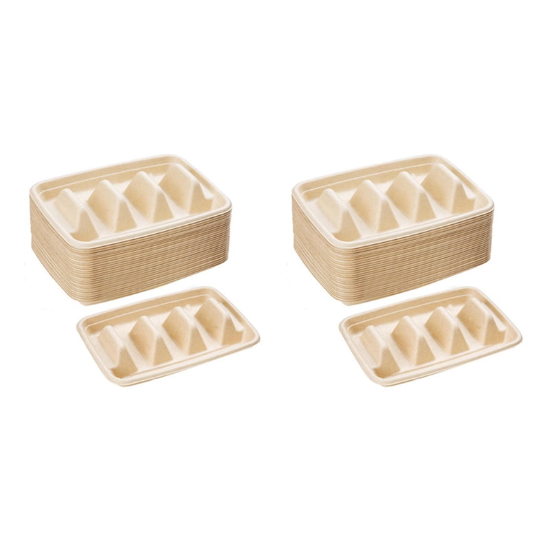 50 PCS Disposable Taco Holders for , Taco Tray Holder, Taco Stands for ...