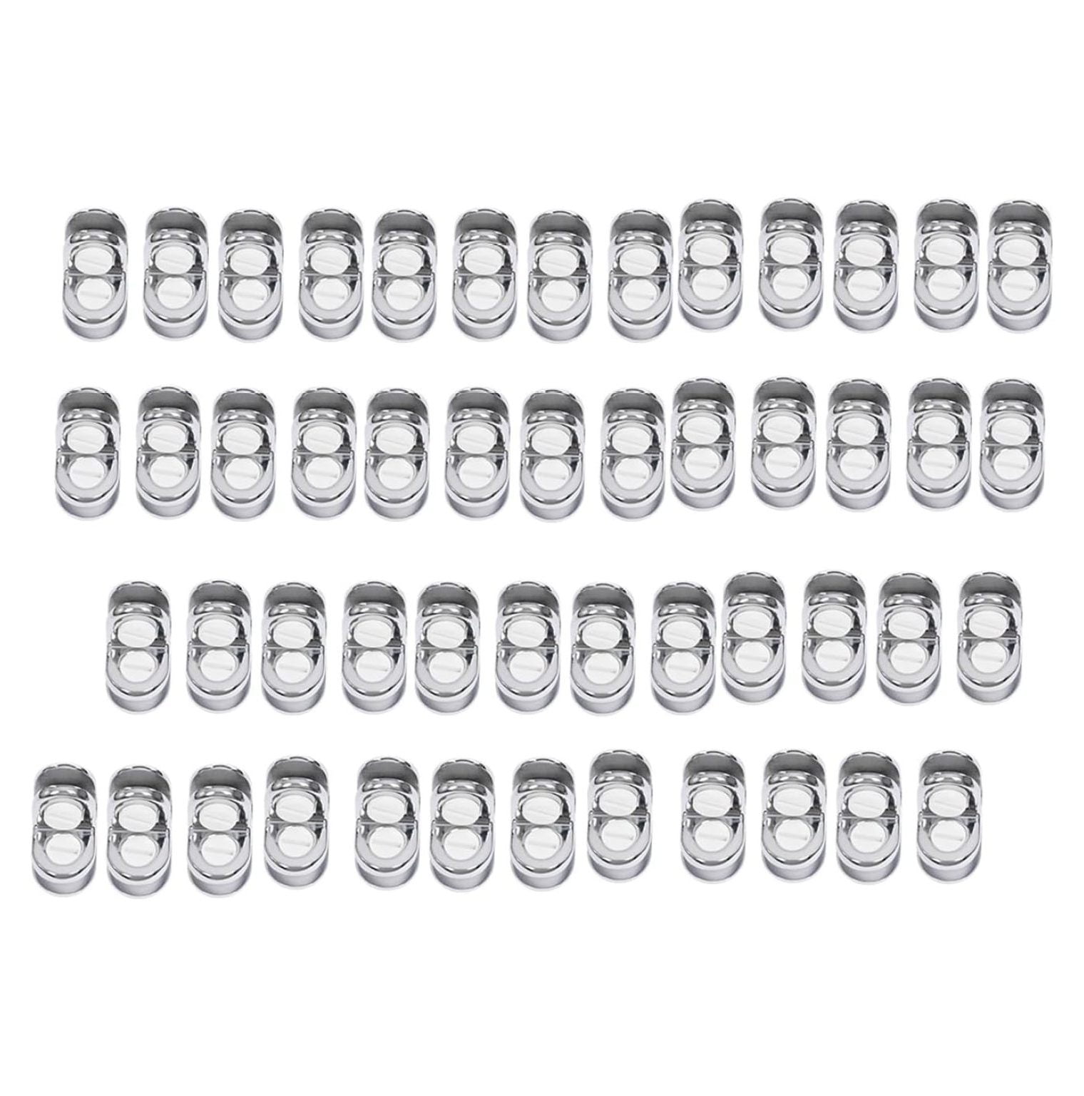 50 PCS Glass Display Connector for 6/25" Thick Glass - 2 Way Glass Cube ...