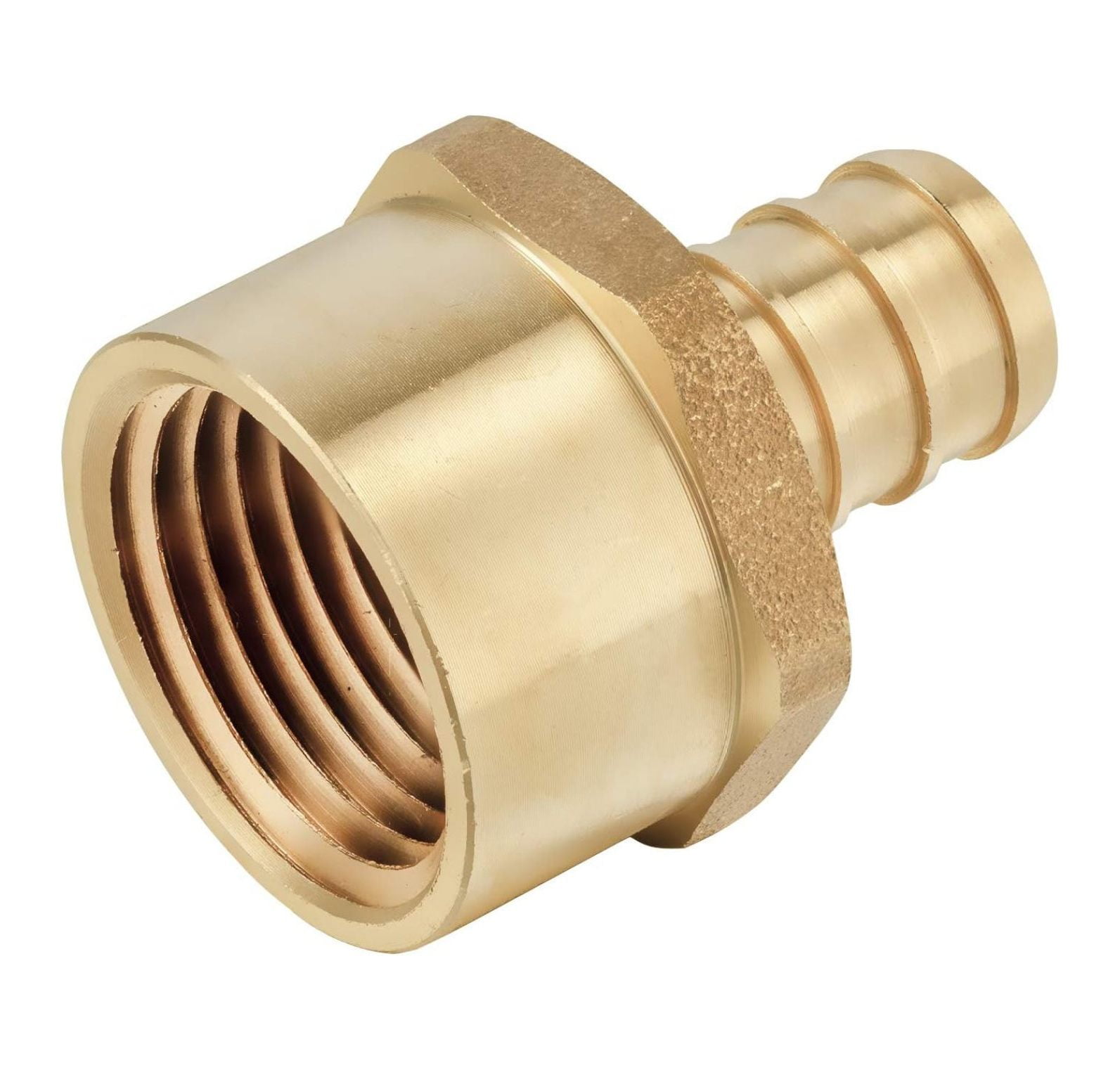 50 PCS Hymkun Pex 1/2 Inch x1/2 Inch Female NPT Adapter Brass Barb Crimp Fittings For Potable ...