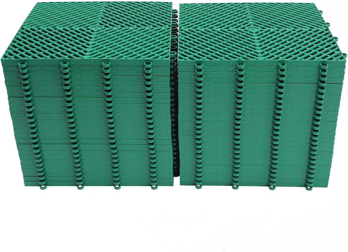 50 PCS Interlocking Garage Floor Tiles， Deck 12"x12" Snow Water ...