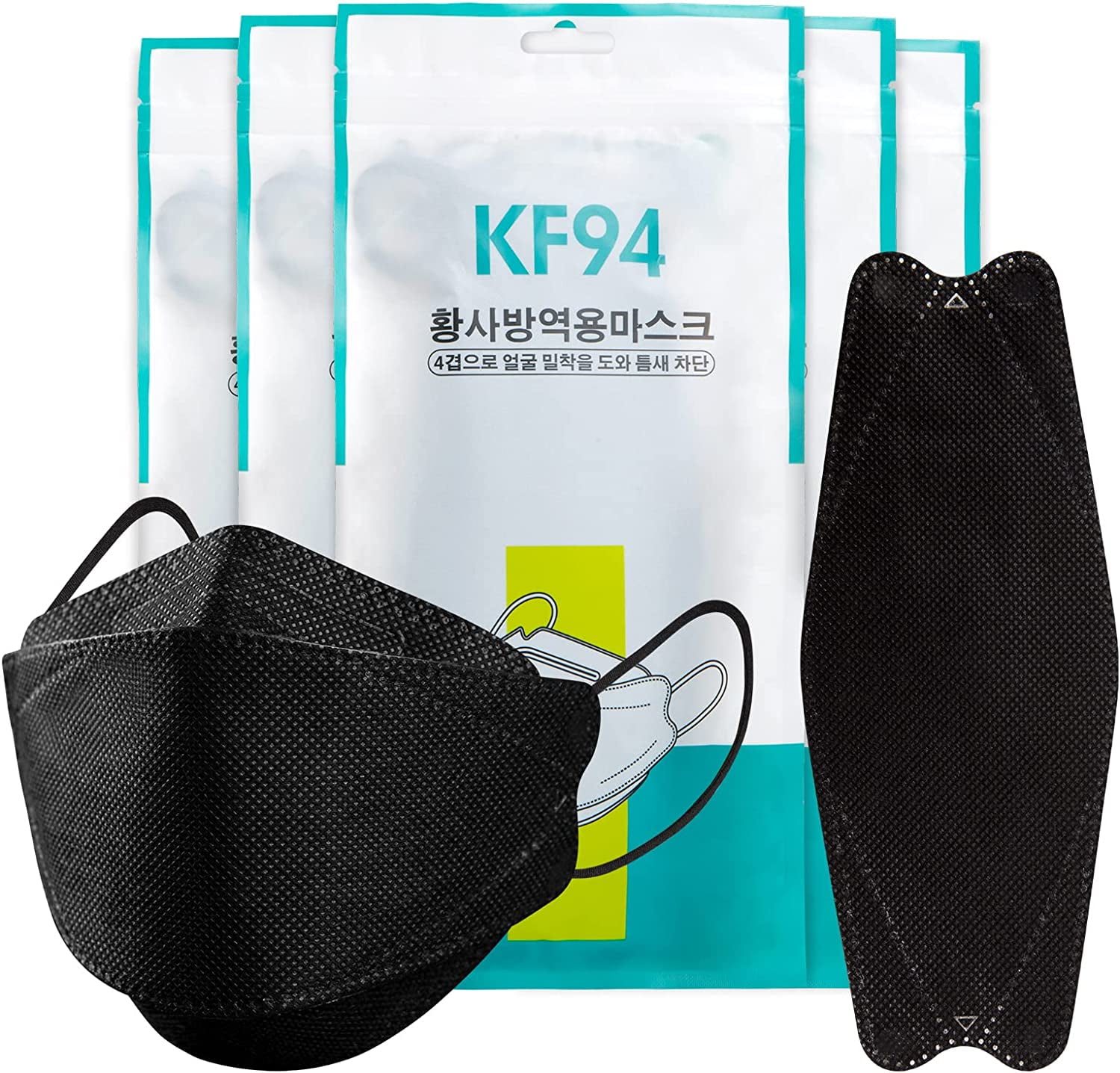 50 PCS KF94 Face_KF94_Mask, 4-Ply Filtеr KF94 Màsk BEF>94% FDẴ ...