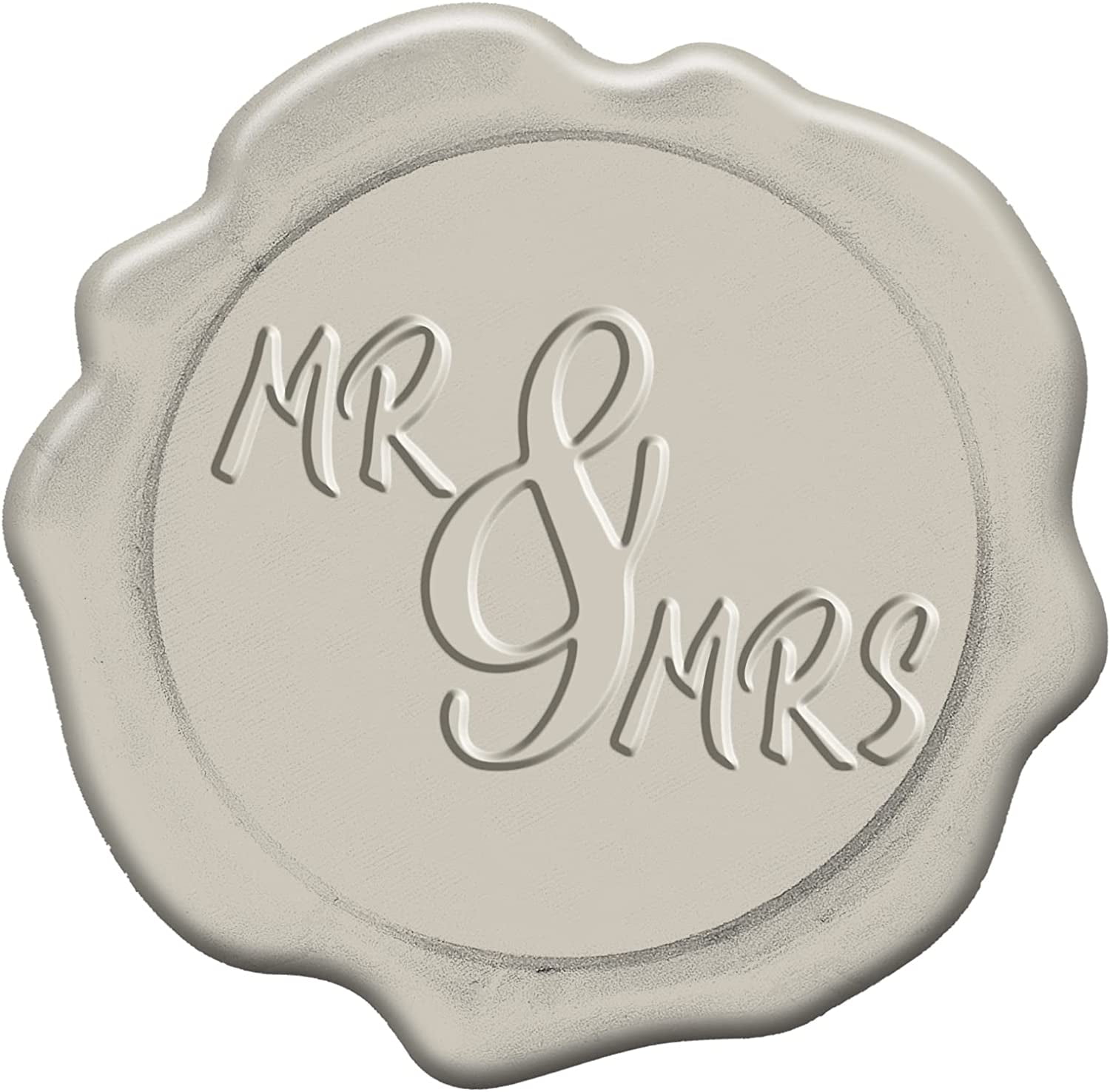 50 PCS Mr & Mrs Wax Seal Stickers 1.21in Envelope Seal Stickers Wedding ...