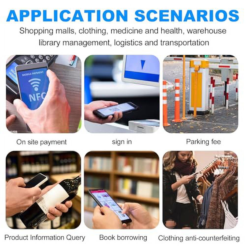 50 PCS NFC Tags Sticker with NTAG213 Chip Blank NFC Stickers Adhesive ...