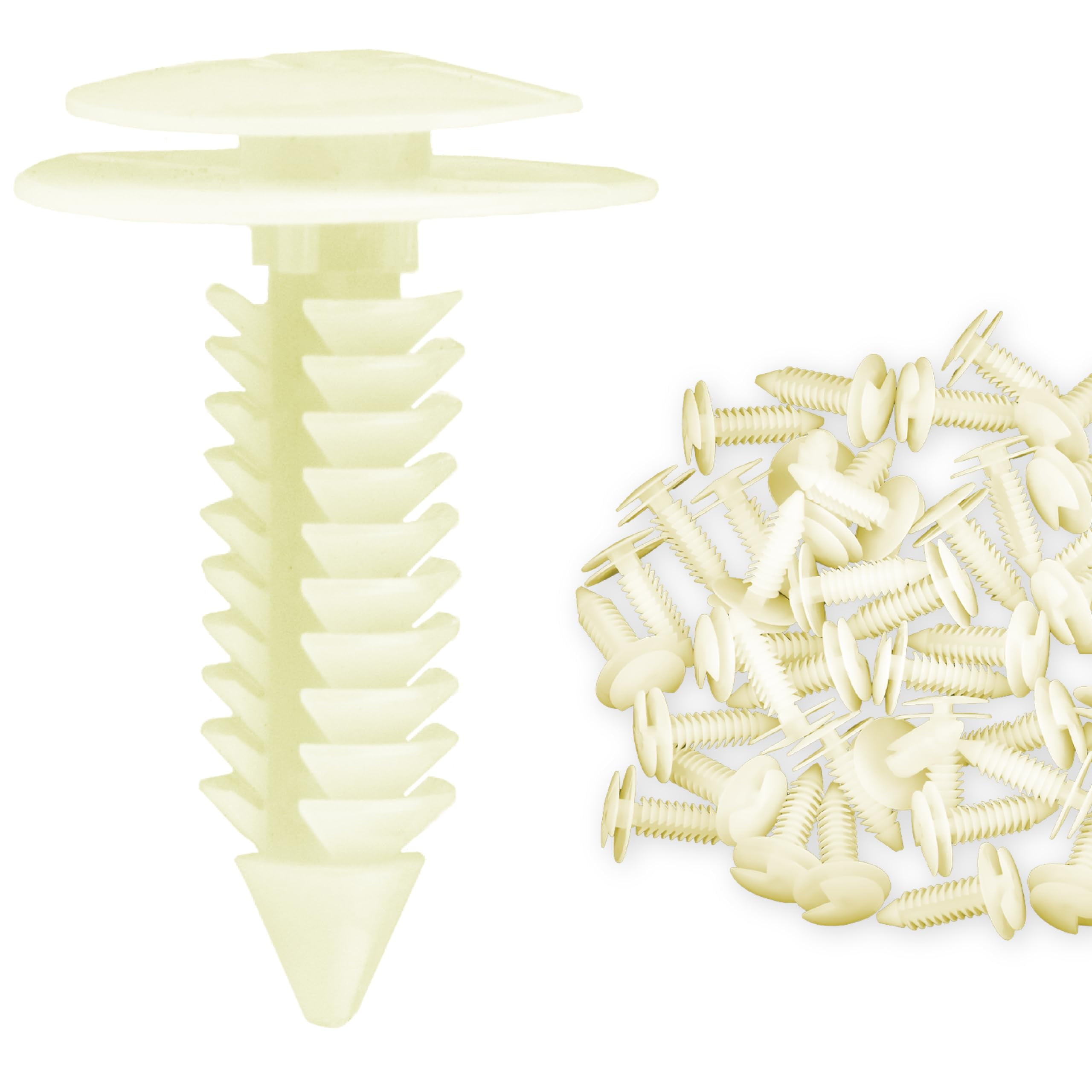 50 PCS Nylon Door DHF10 Trim Panel Retainer Clip, Interior Door Panel ...