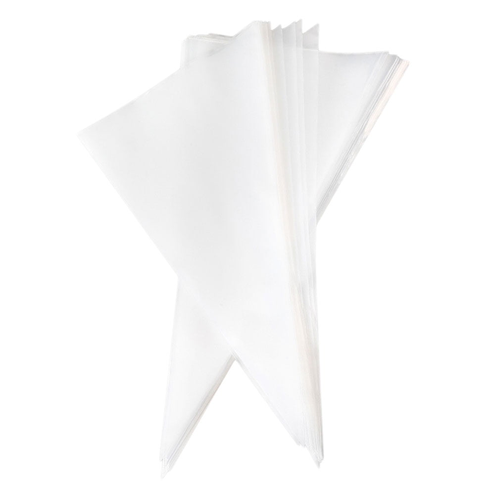 SHOWERORO Disposable Decorating Bags Transparent Baking Cakes 50Pcs 18 ...