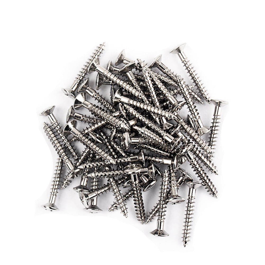 50 PCS/Set Guitar Bass Bridge Screws Guitar Tremolo Bridge Mounting ...