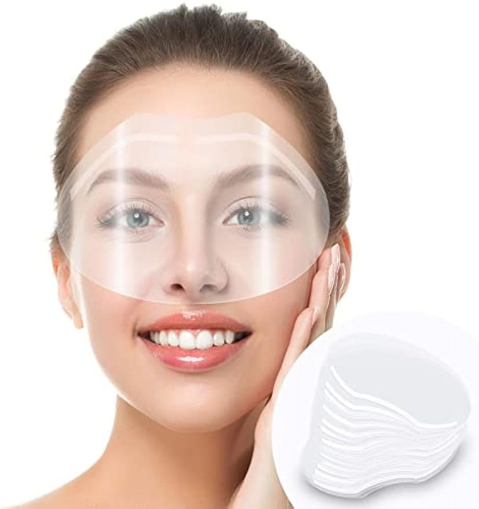 50 PCS Shower Face Eye Shields，Clear Visors Eye Protector Makeup ...