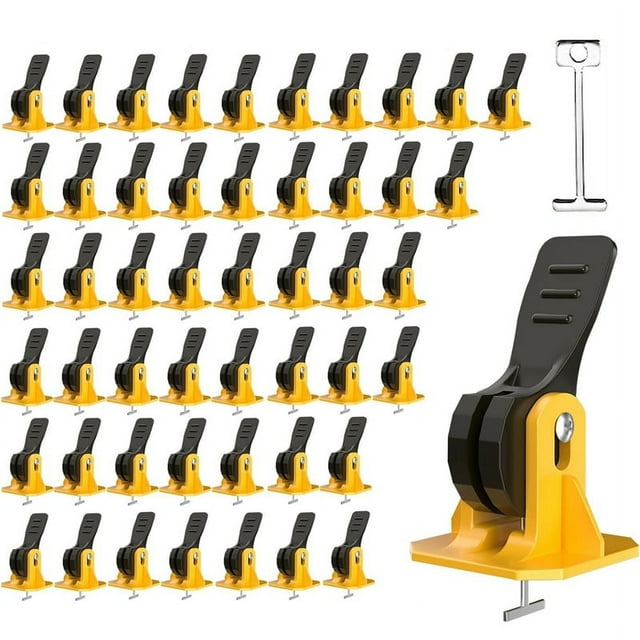 Hot 50 Pcs Tile Tools For Leveling Installation Reusable System Floor Tools Clips