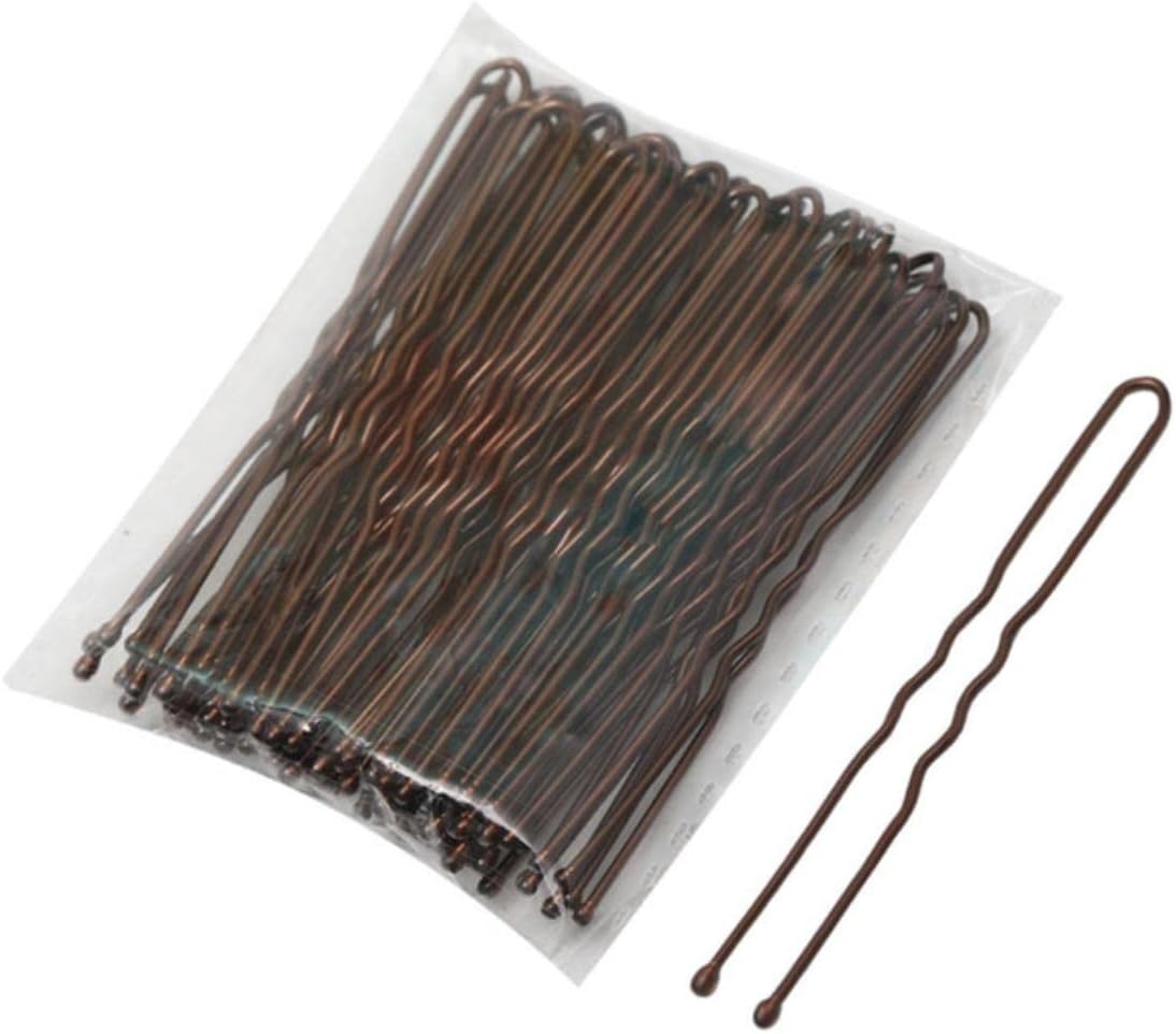 50 PCS U Shaped Hairpins Women Invisible Hair Grips Curly Wavy Bobby ...