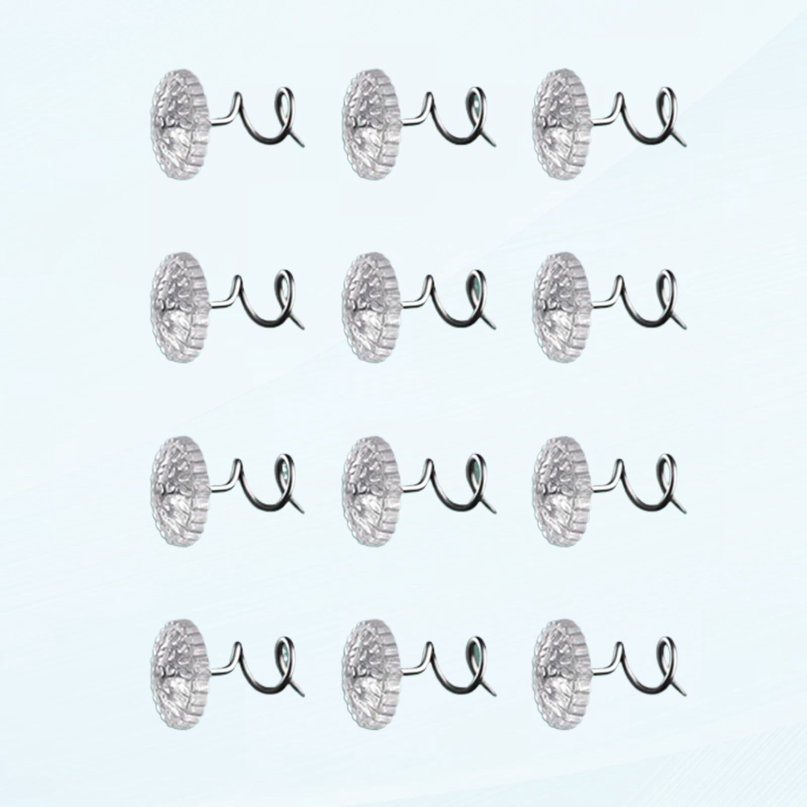 50 PCS Upholstery Twist Pins, Twist Pins with Clear Heads for ...