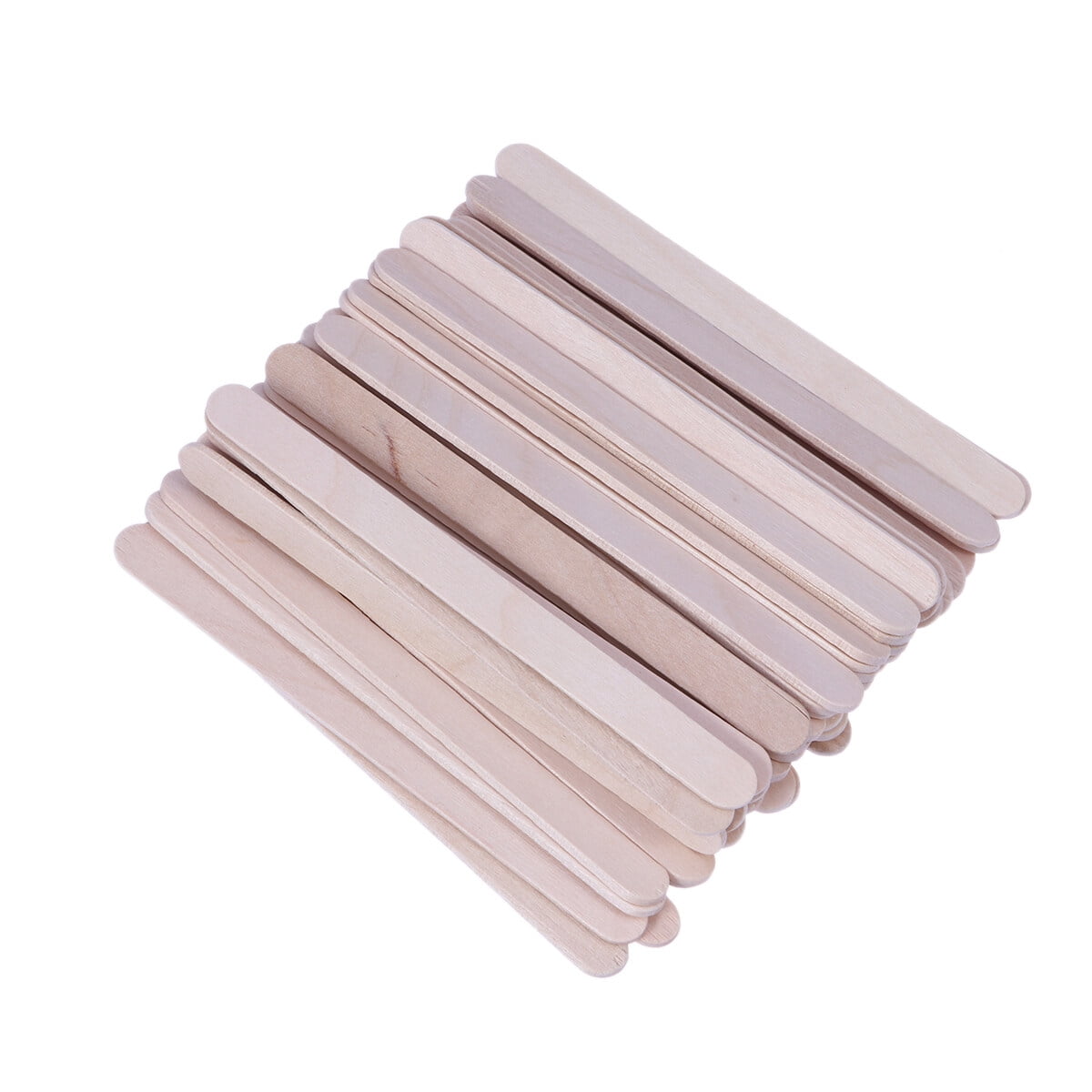 50 PCS Wooden Sticks Craft Sticks Colored Popsicles Sticks Popsicles ...