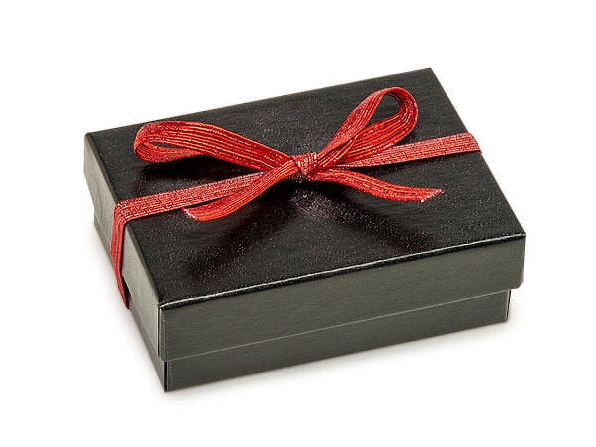 50 PK, 6" Metallic Red Elastic Stretch Loops With Pre-Tied Bows For ...