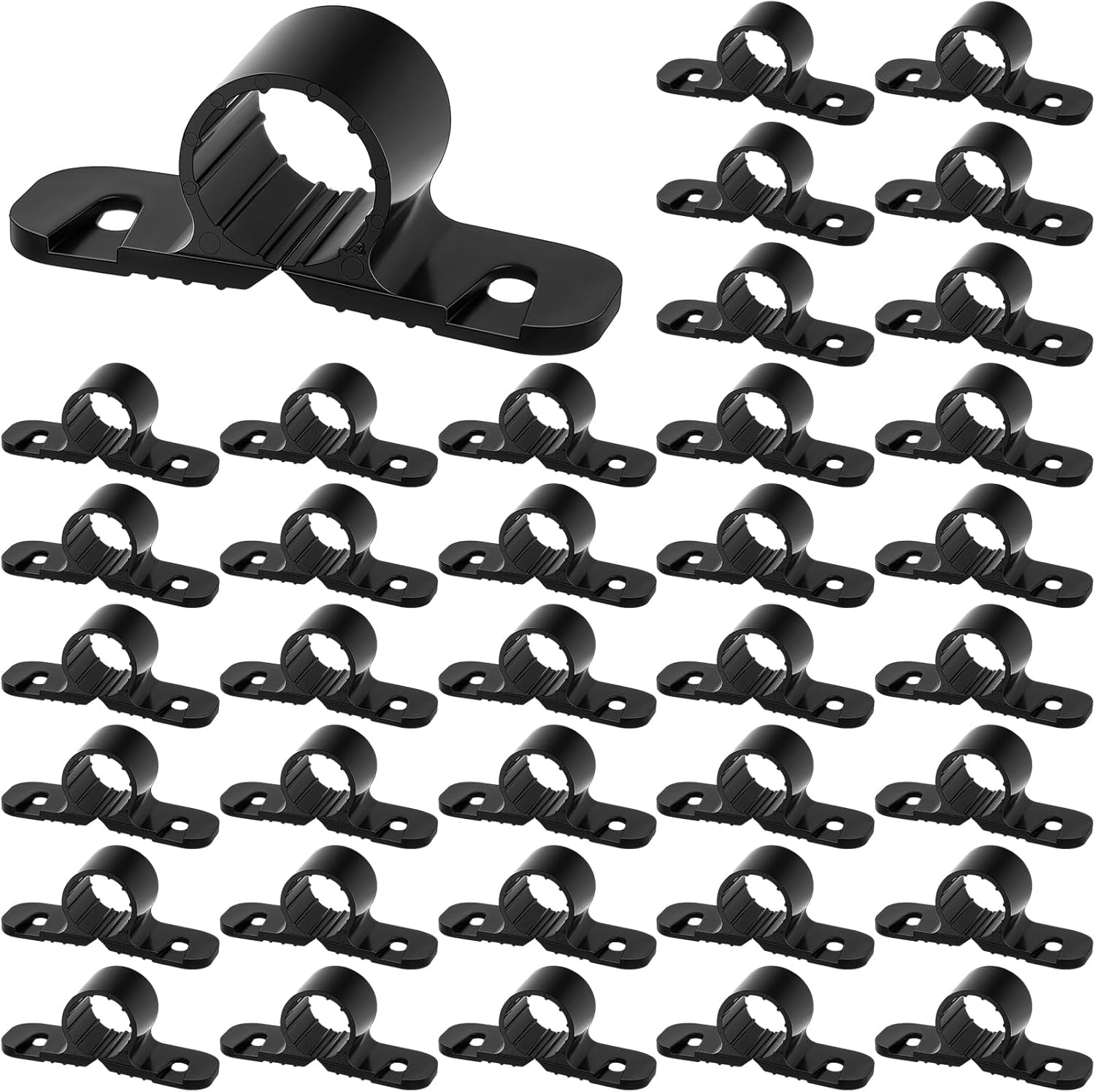 50 Pack 1/2 Inch Pipe Supports Suspension Clamp Pipe Clamps Pex Clamps ...