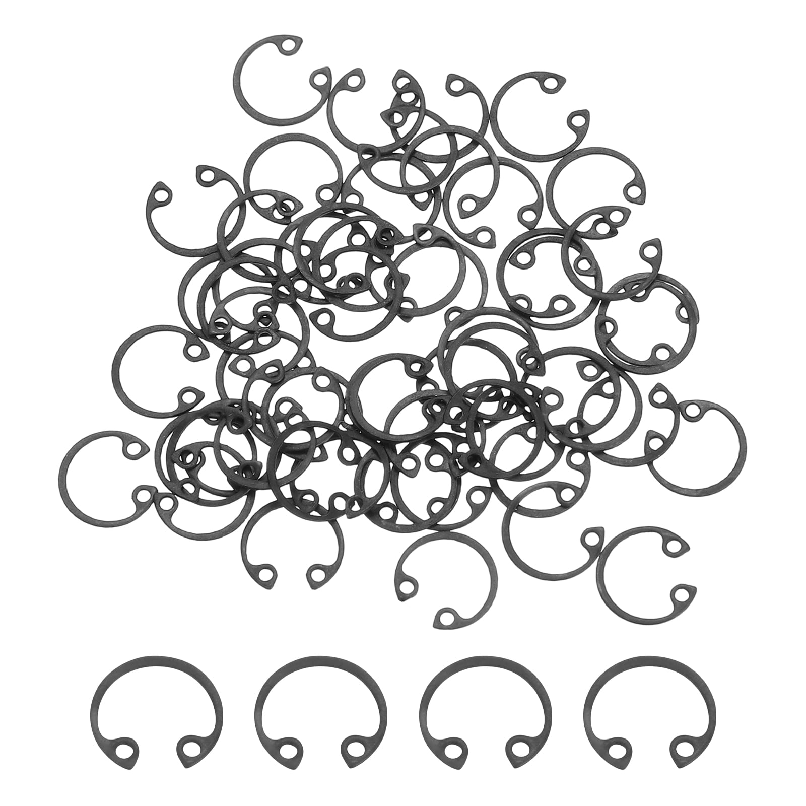 50 Pack 1/4" Internal Retaining Ring Circlip, Internal Circlip Snap ...