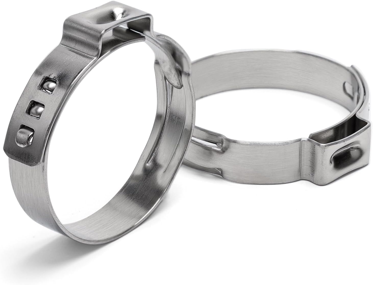 50 Pack 1 Inch PEX Cinch Clamps, Stainless Steel Crimp Rings for PEX ...