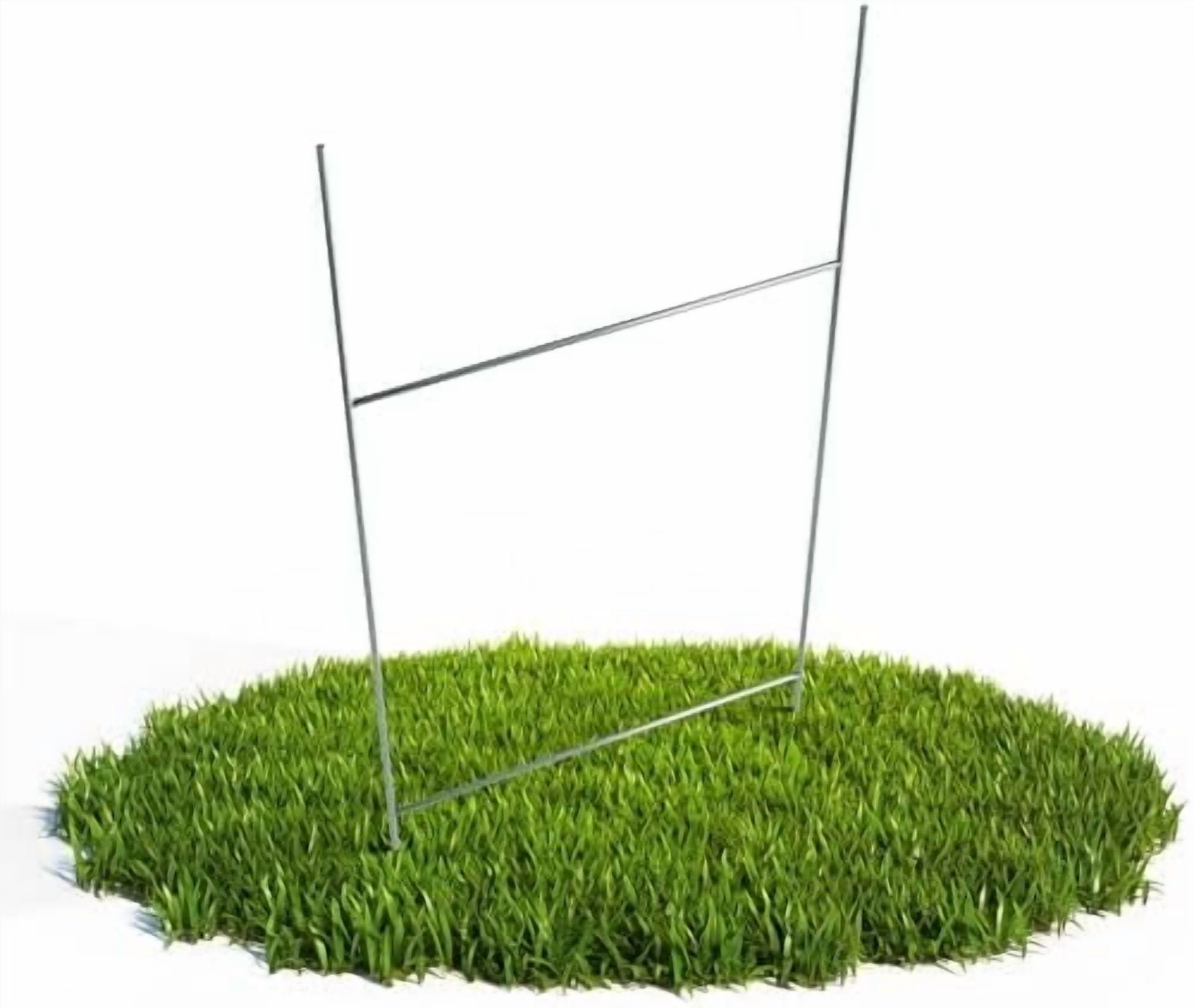 50-Pack 10"x24" H-Frame Stakes – Heavy-Duty 9-Gauge Galvanized Steel ...