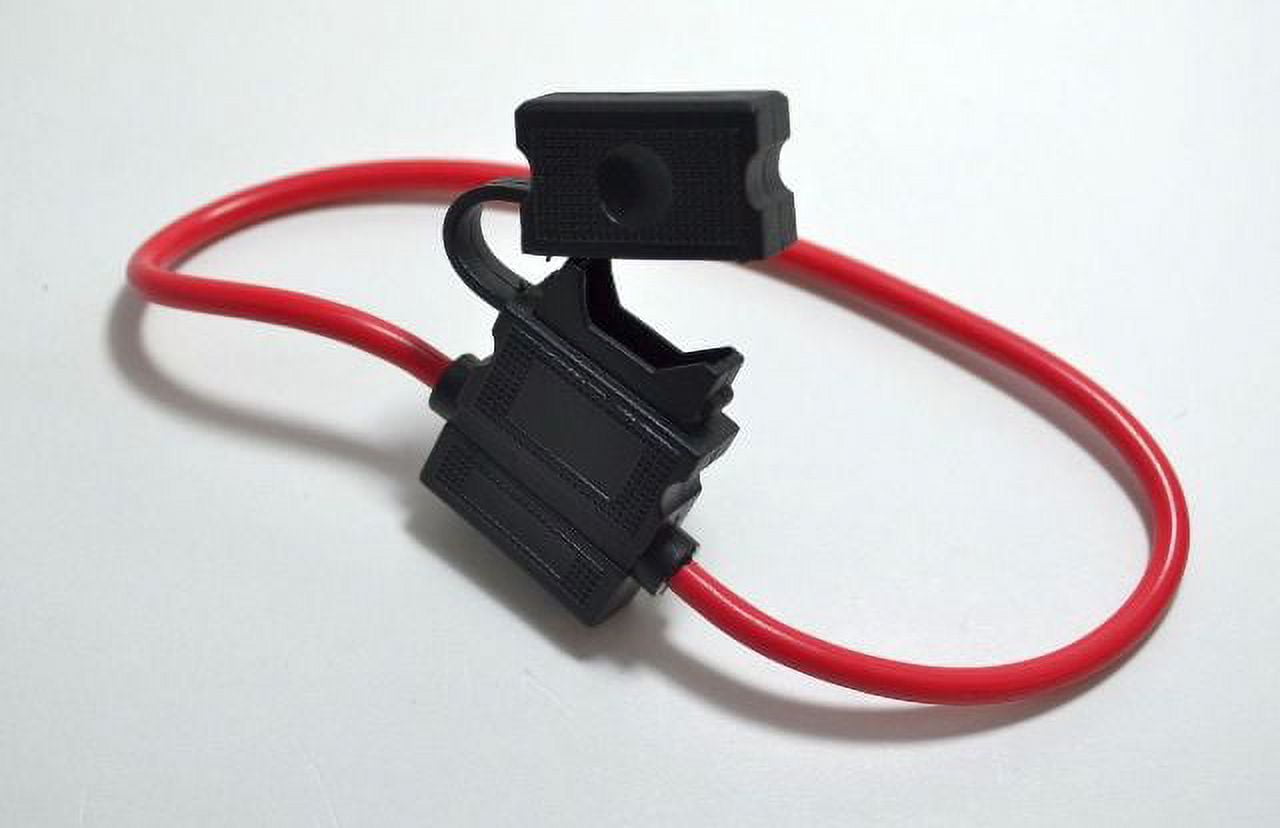 50 Pack 12 Gauge ATC Blade Heavy Duty Fuse Holder Car Audio 12 Volt ...