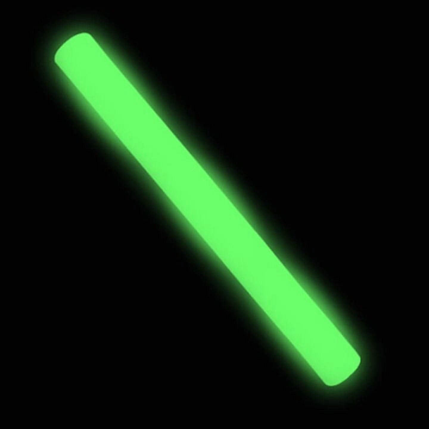 50 Pack 16" Green LED Foam Glow Sticks Light Up Flashing Wands, DJ ...