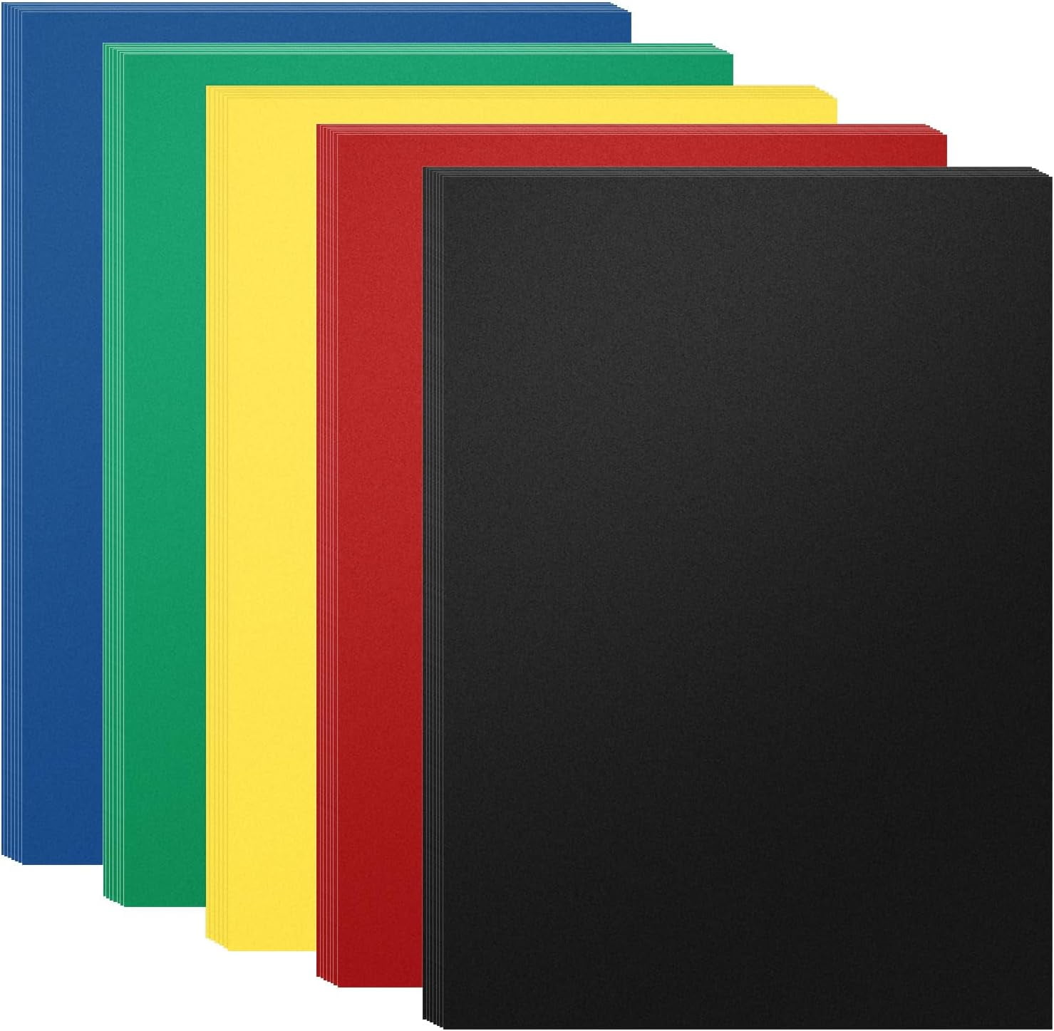 50 Pack 16 Mil Binding Presentation Covers,Sand-Textured Polycovers,8-1 ...