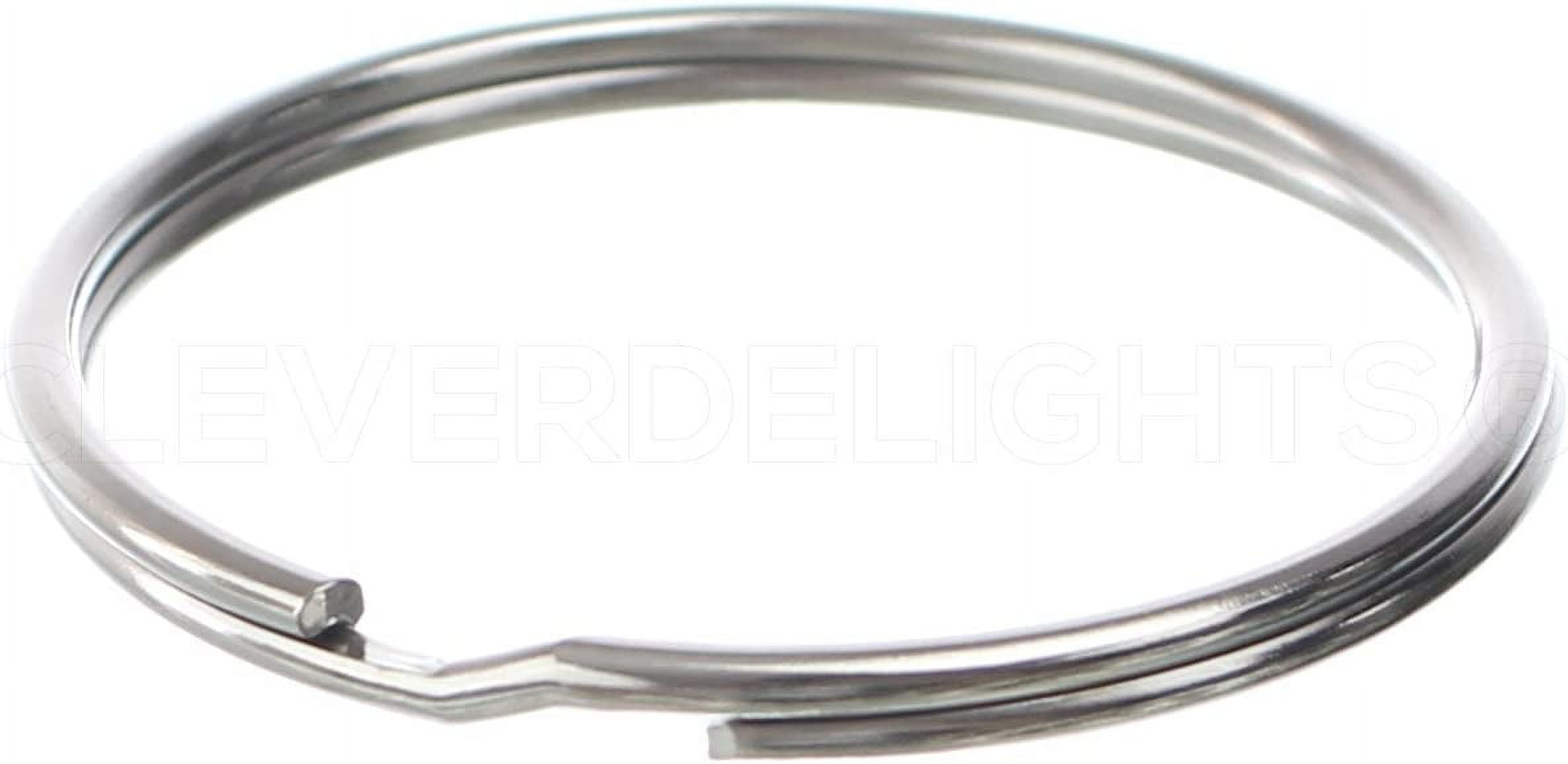 50 Pack 2" Key Rings - Large Split Key Rings - Durable Key Chain ...