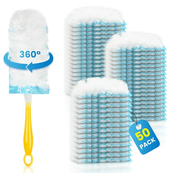 50 Pack 360 Duster Refills Compatible with Various Duster Handle, Heavy ...