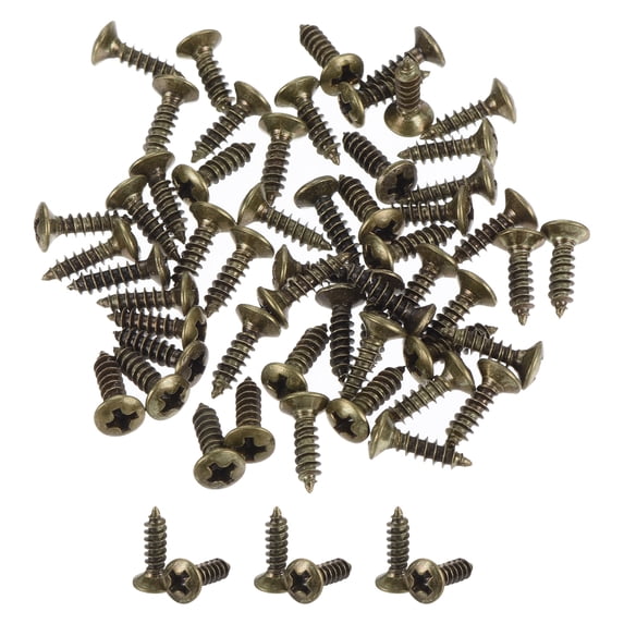 50 Pack 3MM Electric Guitar Bass Pickguard Screws Scratch Plate ...
