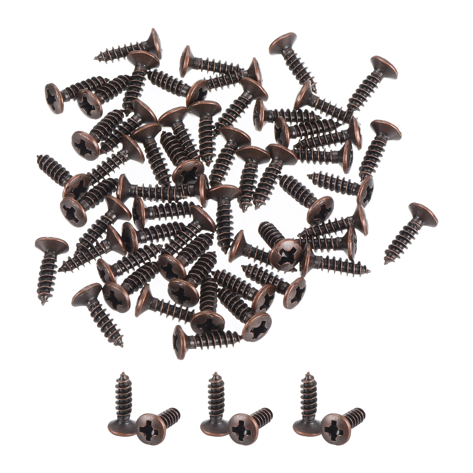 50 Pack 3MM Electric Guitar Bass Pickguard Screws Scratch Plate ...