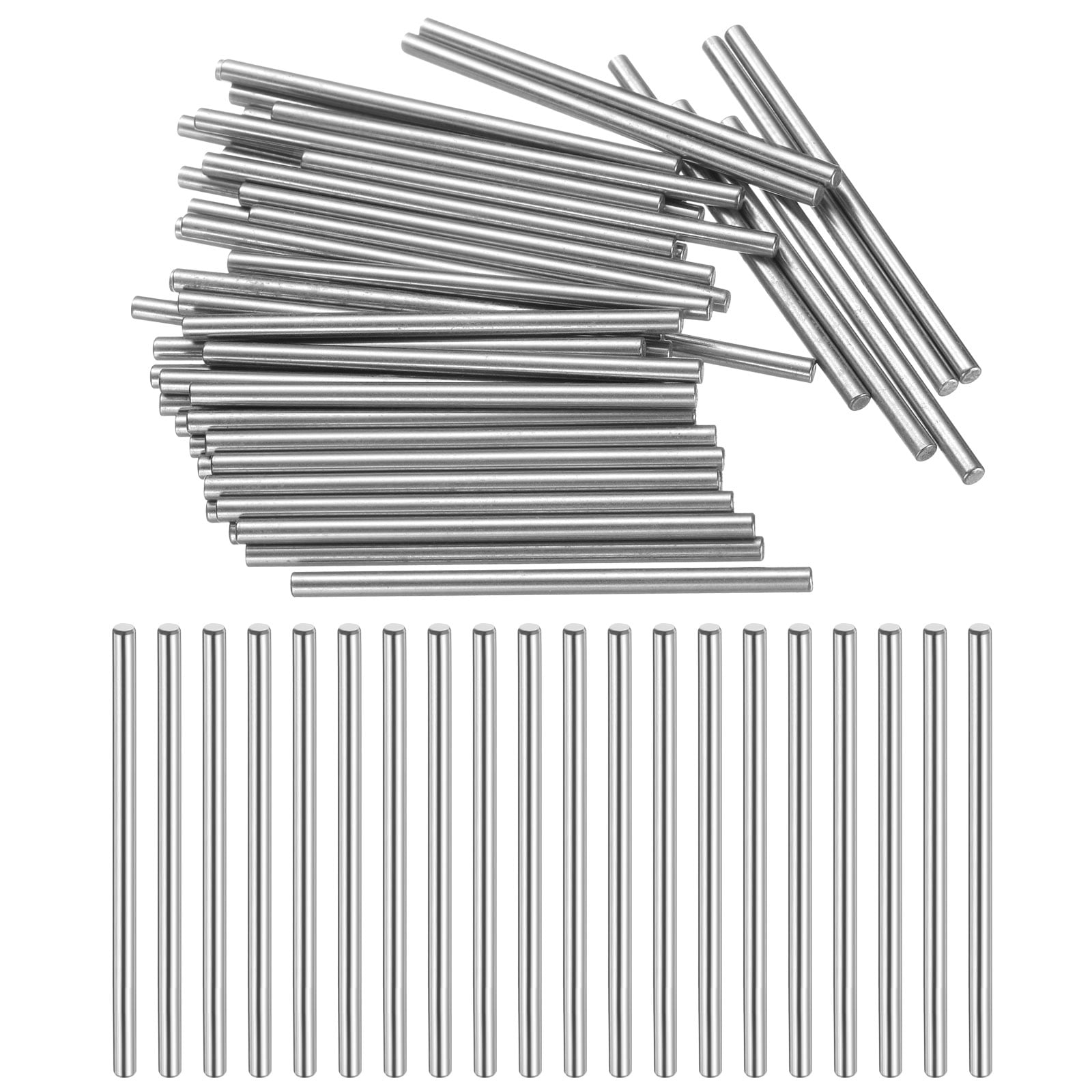 50 Pack 3mm x 60mm Dowel Pins Bearing Steel Cylindrical Dowel Pins ...