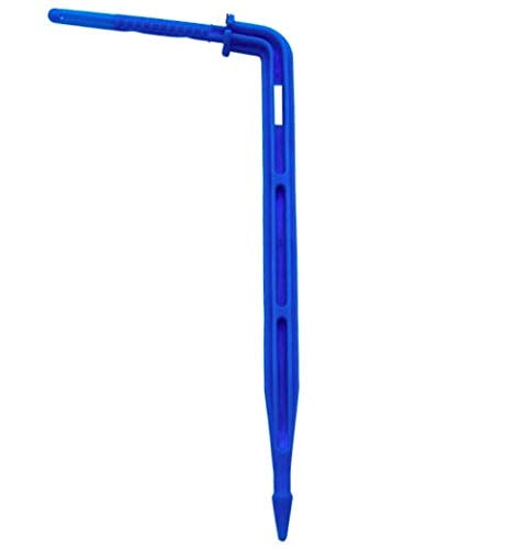 (50-Pack) - 4" Inch .5 GPH - Angled Drip Emitter Stake for Precise ...