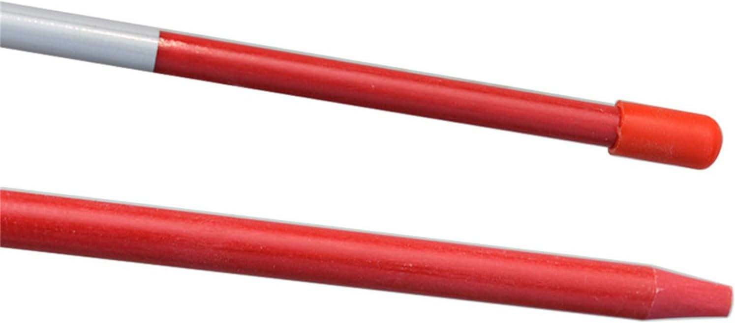 50 Pack 48Inch Fiberglass Pole Reflective Driveway Marker 5/16 Inch Dia ...