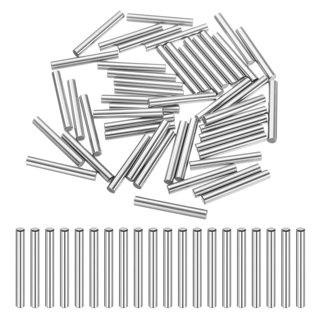 50 Pack 4mm x 30mm Dowel Pins Bearing Steel Cylindrical Dowel Pins ...