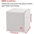 50 Pack 4x4x4 Inches Shipping Boxes, Small Corrugated Cardboard Boxes ...