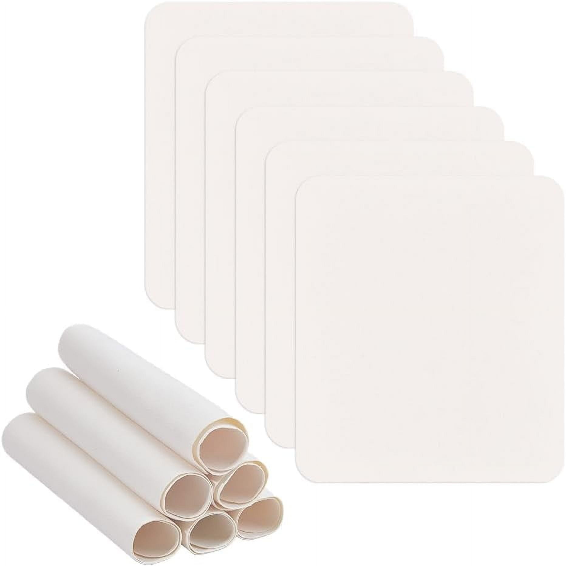 50 Pack(6.8"x5.7") Chamois Cleaning Cloth Chamois Drying Cloth Clay ...