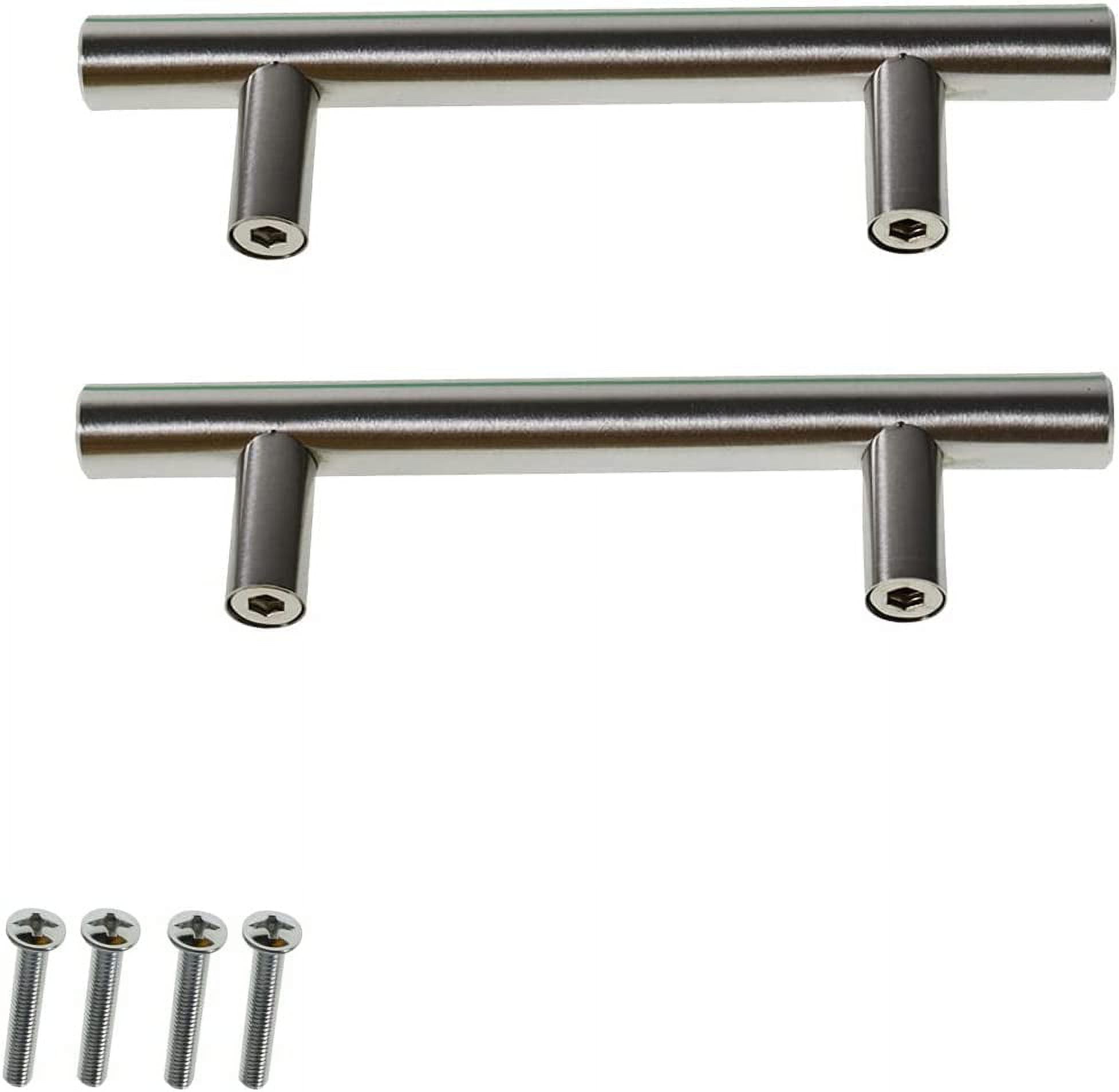 50 Pack 6 Inch Cabinet Handle Stainless Steel Drawer Pulls Cabinet ...