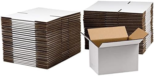 50 Pack 6x4x4 Inches Shipping Boxes, Small Corrugated Cardboard Boxes ...
